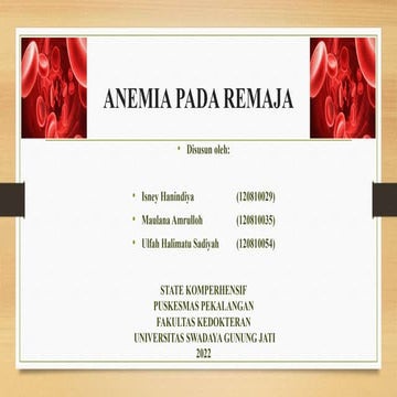 NMLKESA;LFERWR3RQWMAJA DENGAN ANEMIA.pptx