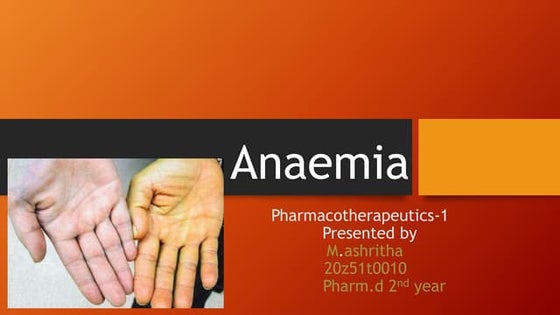 A CASE PRESENTATION ON IRON DEFICIENT ANEMIA | PPTX