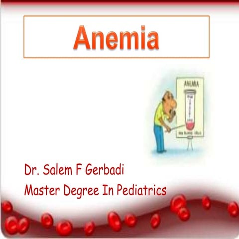 Anemia in child | PPTX