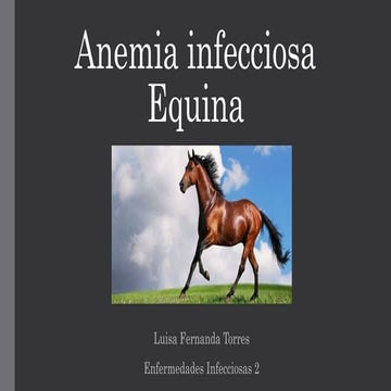 Anemia infecciosa equina | PPTX