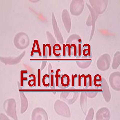 PALESTRA SOBRE ANEMIA DA CELULAS FALCIFORME ...