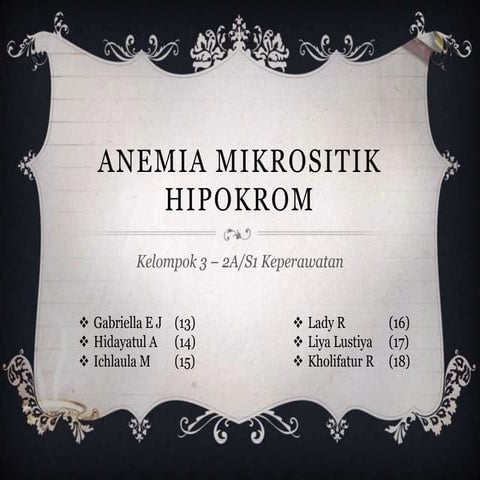 Anemia mikrositik hipokrom | PPSX