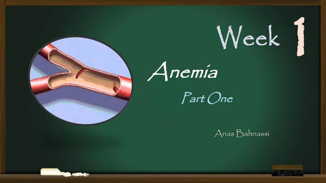 Case Study - Iron Deficiency Anemia | PPTX