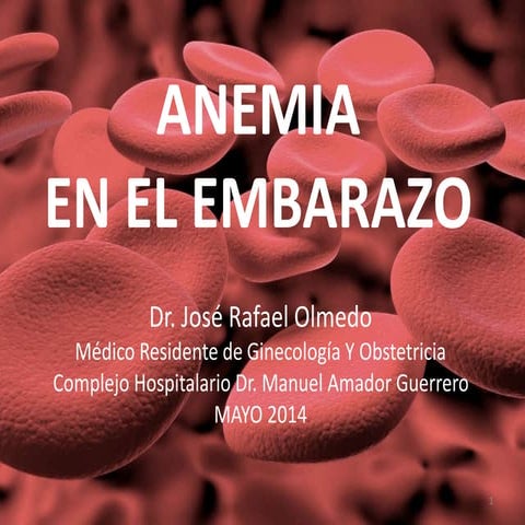 Anemia por déficito de hierro y Embarazo | PPTX