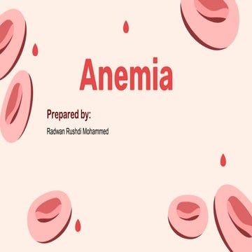 Anemia | PPTX