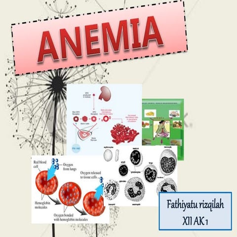 ANEMIA presentation | PPTX