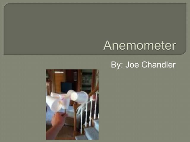 Anemometer Pd. 4 | PPTX