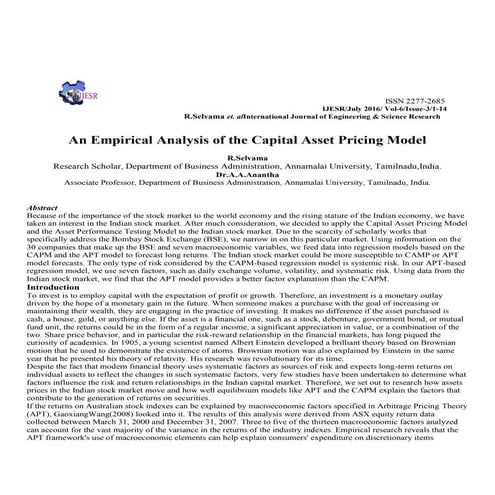 An Empirical Analysis of the Capital Asset Pricing Model.pdf