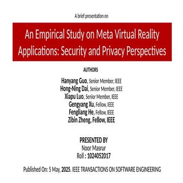 An Empirical Study on Meta Virtual Reality Applications_ Security and ...