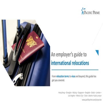 An employer’s guide to international relocation | PPT