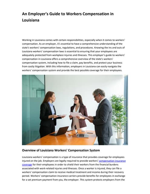 Worker’s Compensation Insurance Covers Lost Wages and Medical Expenses.pptx