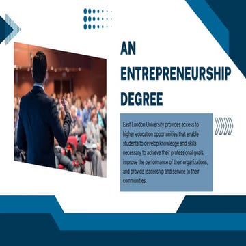 An Entrepreneurship Degree 5803850805830580 | PDF