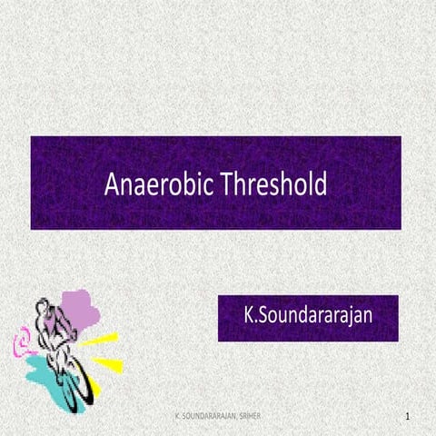 Anerobic threshold | PPTX