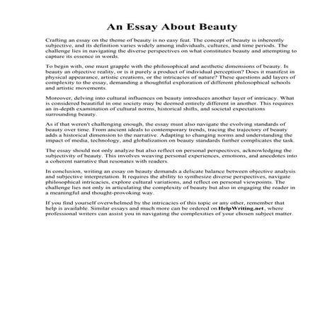 An Essay About Beauty.pdf