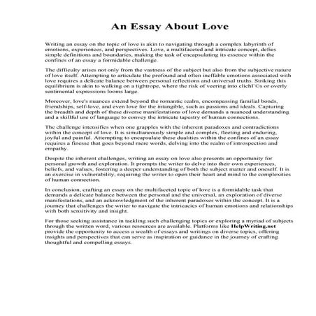 An Essay About Love.pdf