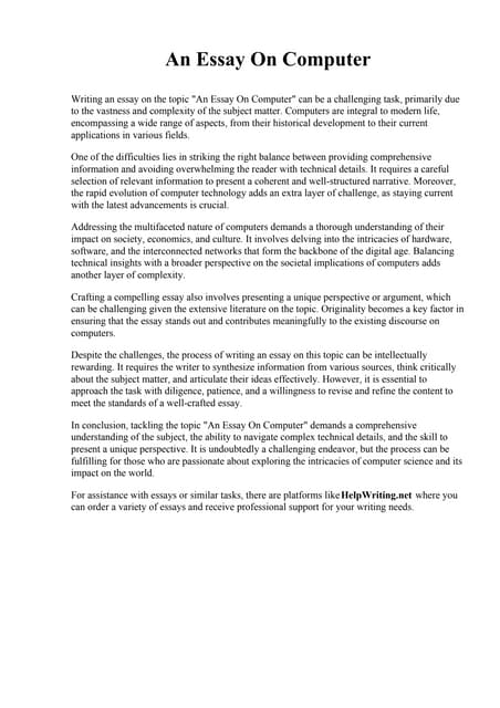 Essay On Networking.pdf