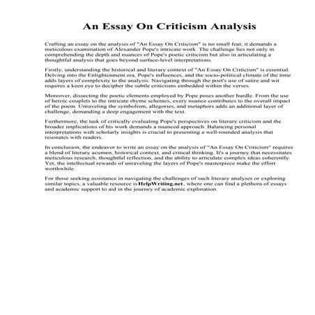 An Essay On Criticism Analysis.pdf
