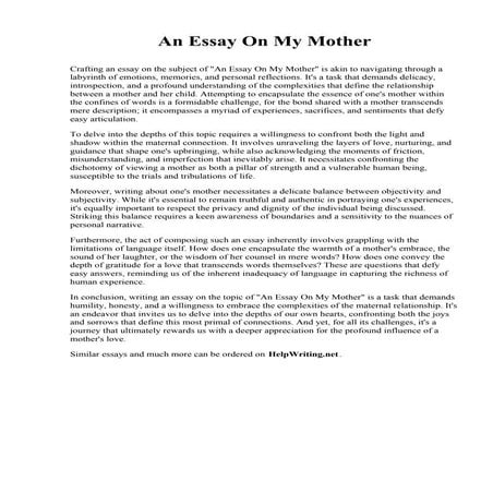 Love Of Mother Essay.pdf