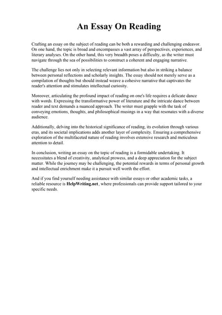 Time Is Precious Essay. Universidad Cristiana Logos | PDF