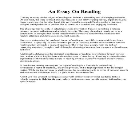 An Essay On Reading.pdf
