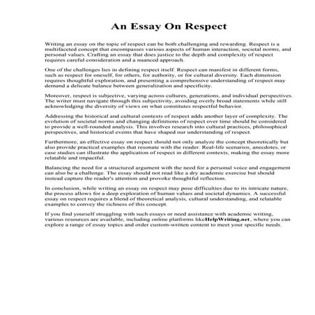 Respect Essay.pdf