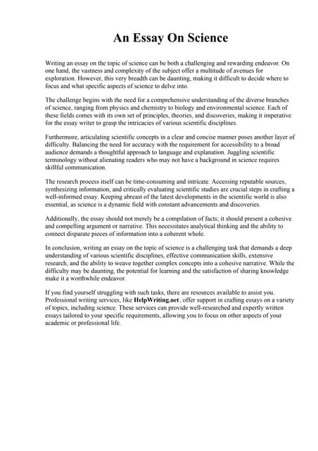 Scientific Essay Examples.pdf