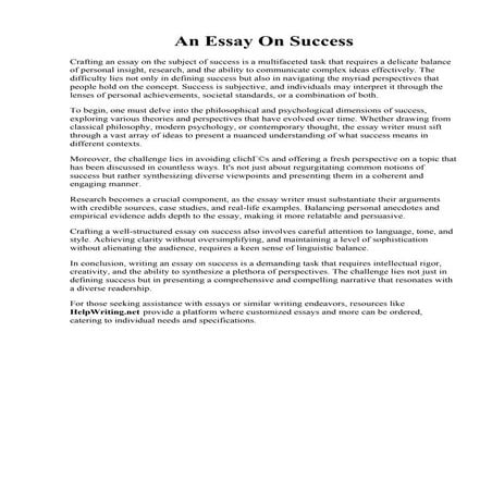 An Essay On Success.pdf