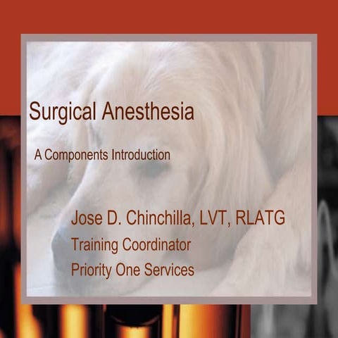 Anesthesia-Components-Introduction and management | PPT