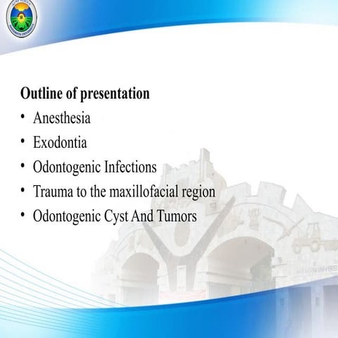 ExtraOral Nerve Block Techniques | DOCX