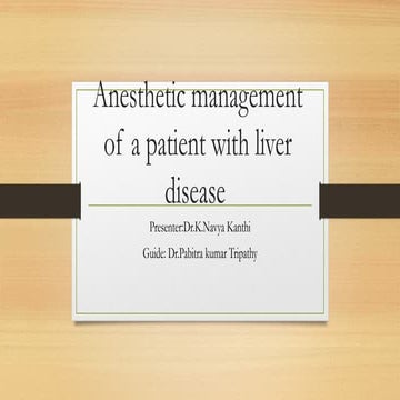 anesthetic management of liver disease.pptx