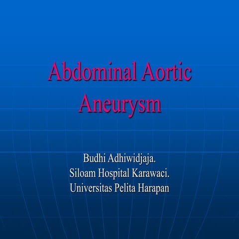 ANEURYSMAL DISEASE.ppt