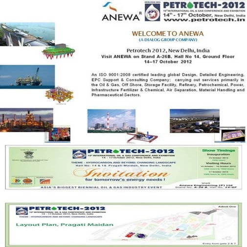 Anewa Engineering Petrotech 2012 Invitation | PDF