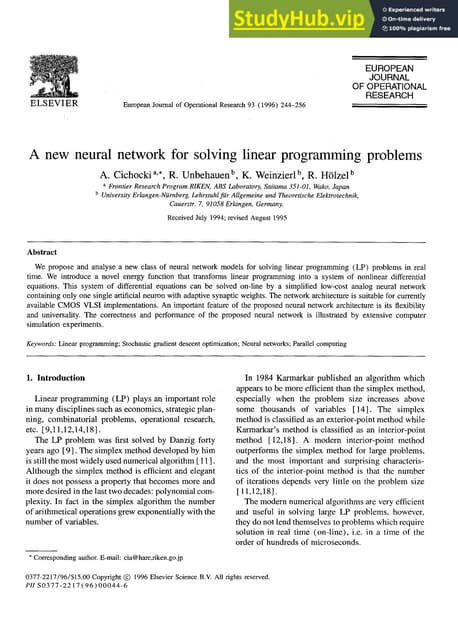 A Parallel Depth First Search Branch And Bound Algorithm For The