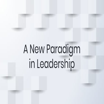 A New Paradigm in Leadership - For Professional Development of Teachers ...