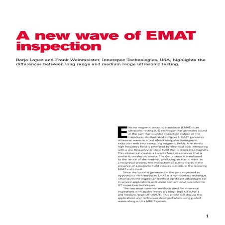 A new wave of EMAT inspection | PDF