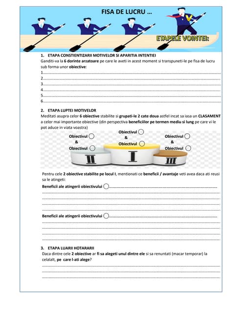 Fisa de lucru - Cursa cu obstacole | PDF