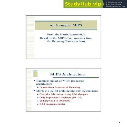 An Example Mips Pdf