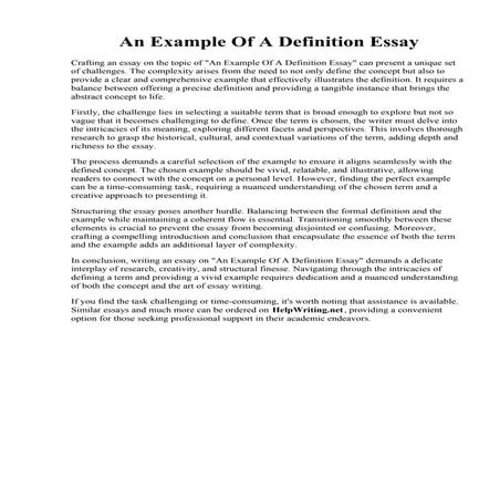 An Example Of A Definition Essay.pdf