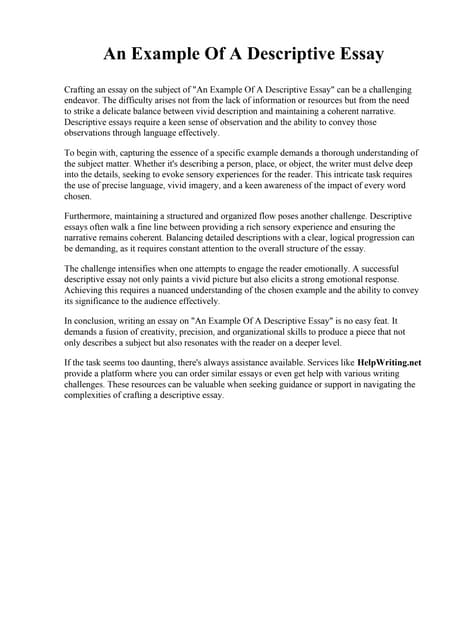 Descriptive Essay Definition.pdf