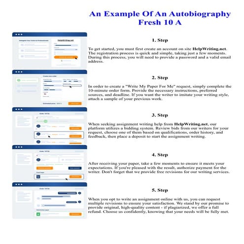 An Example Of An Autobiography Fresh 10 A | PDF