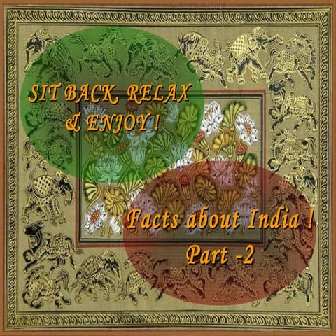 An excellent slide show about india | PPT