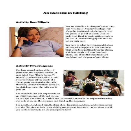 An exercise in editing | DOCX