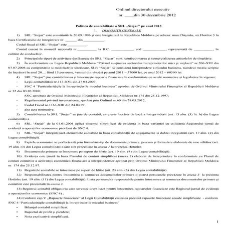 Anexe seminar Contabilitatea la IMM_2013 - Studii caz | PDF