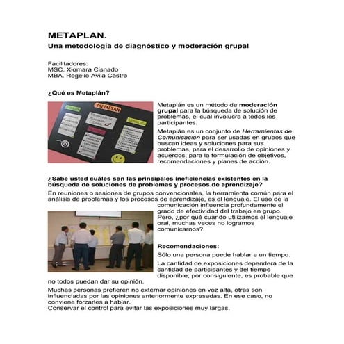 Anexo 08 metodologia_metaplan | PDF