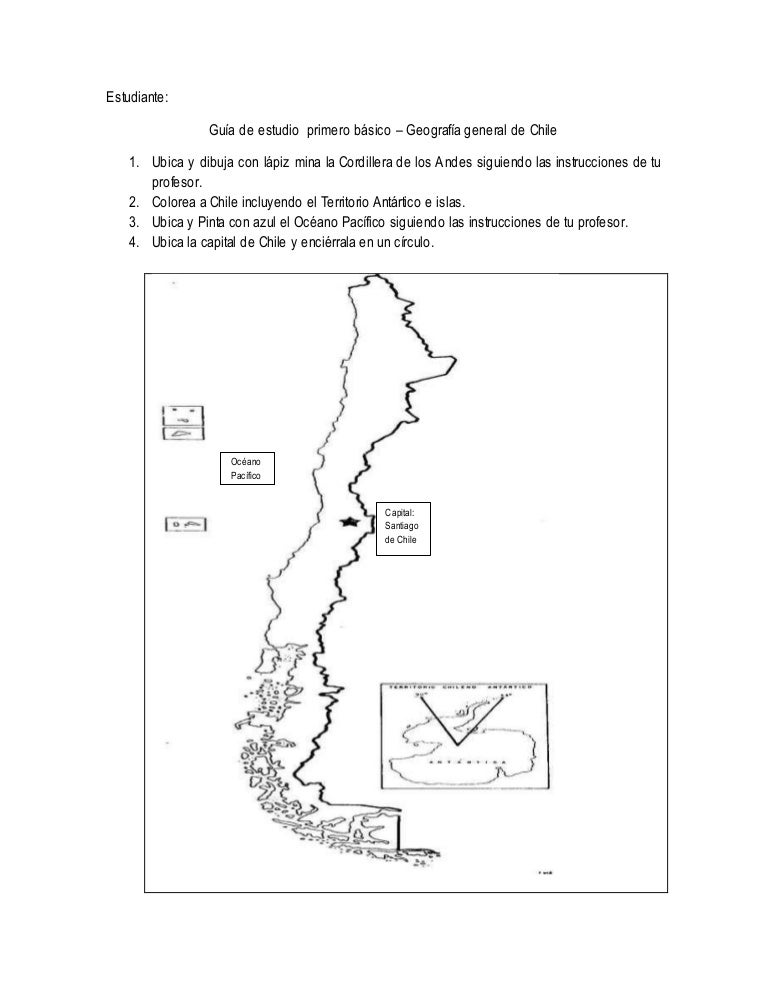 Mapa de Chile - Primero Básico