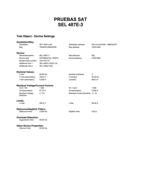 ABB Ekip ACB test report | PDF
