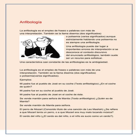 Anfibología | DOCX
