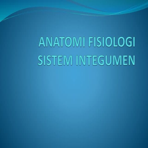 Anfis integumen | PPTX