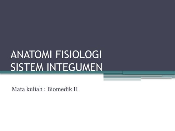 Sistem Integumen | PPTX