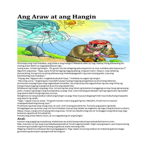 Ang araw-at-ang-hangin | DOCX